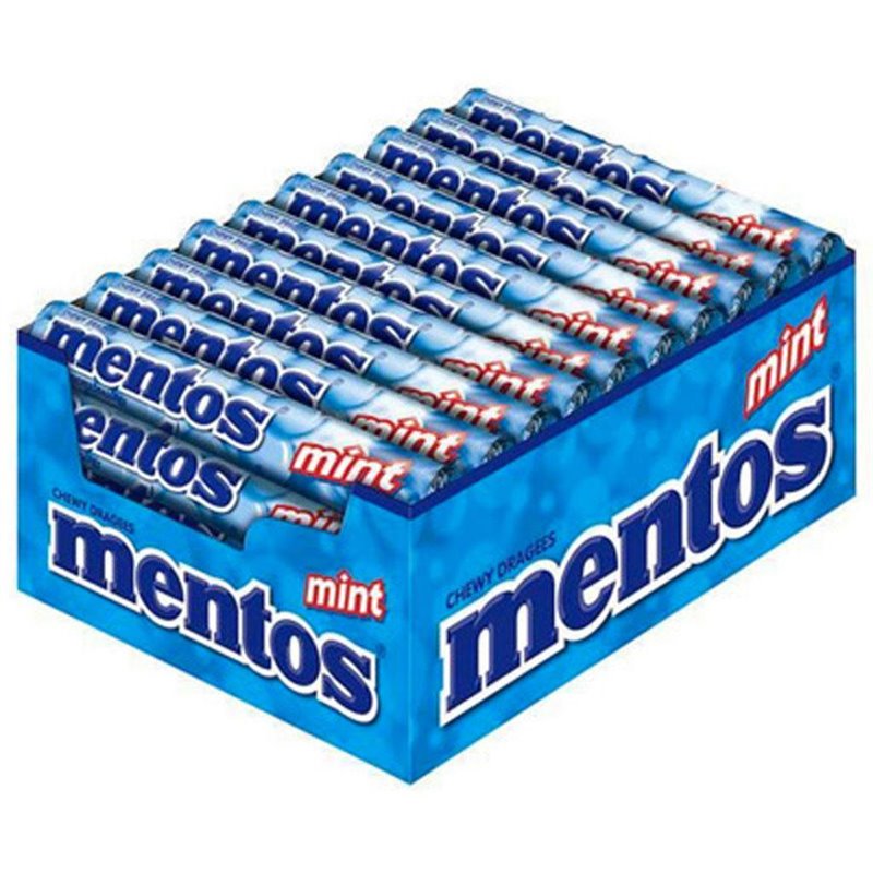 Mentos Menthe Maxi Pack (Boîte de 40 pièces) - friandiz.com