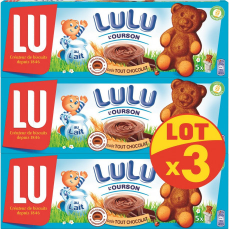 Lulu L Ourson Gâteaux tout chocolat LULU L'OURSON - friandiz.com
