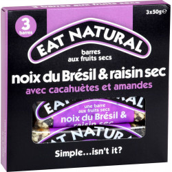 Eat Natural Barres noix raisin cacahuètes amandes sans gluten ...