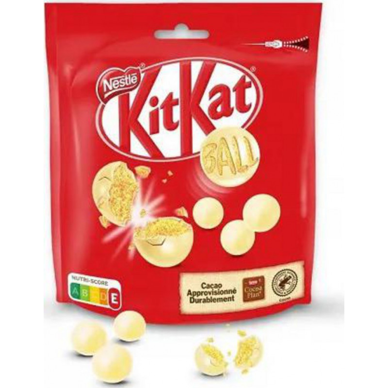 KitKat Kit-Kat Kit Kat Ball Chocolat Blanc 250g (lot de 5) - friandiz.com