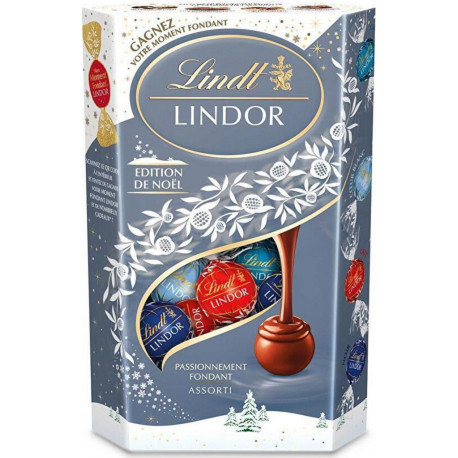Lindt Cornet assortiment Edition de Noël 337g - friandiz.com